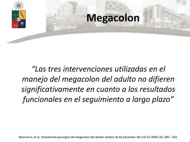 Vólvulo sigmoides y megacolon | PPTX