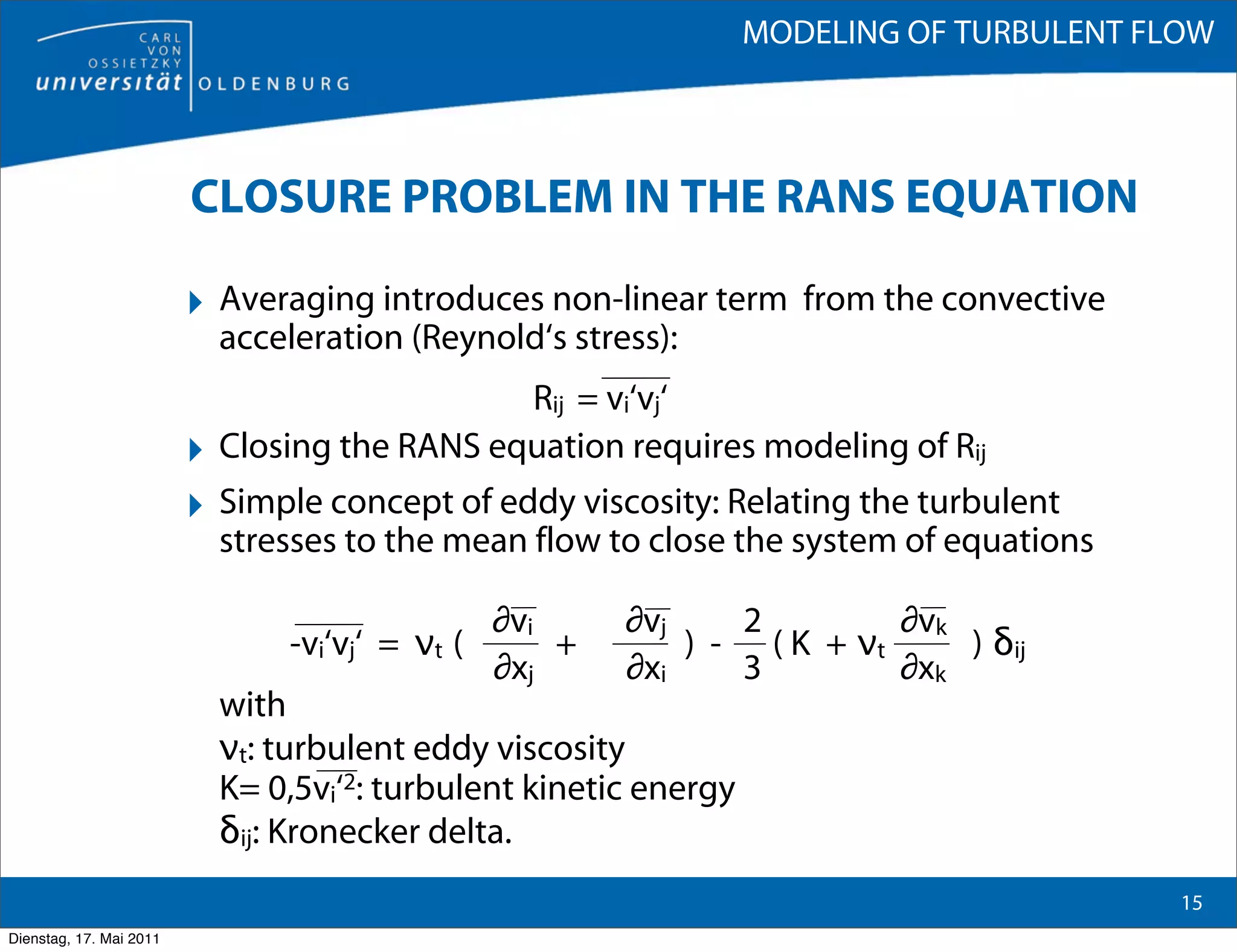 Modeling of turbulent flow | PDF | Physics | Science