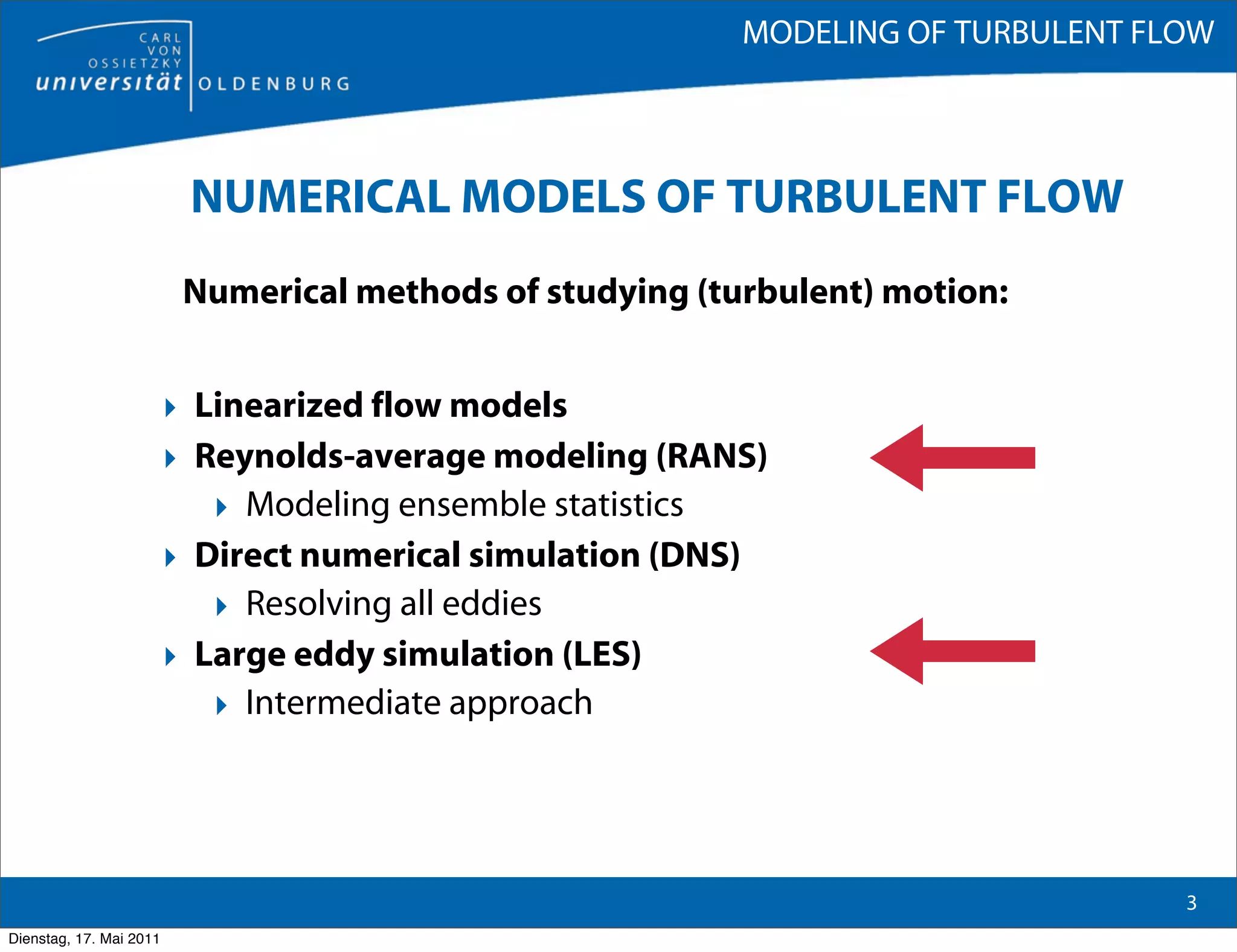 Modeling of turbulent flow | PDF | Physics | Science