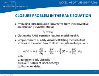 Modeling of turbulent flow | PDF | Physics | Science
