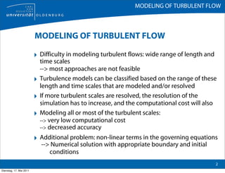Modeling of turbulent flow | PDF | Physics | Science