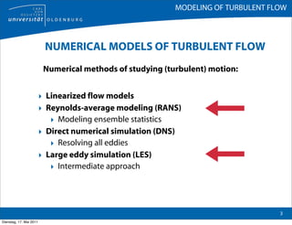 Modeling of turbulent flow | PDF | Physics | Science