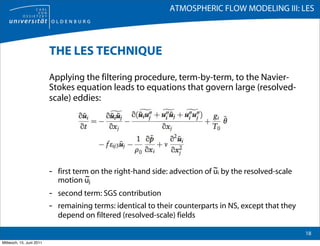 Atmospheric flow modeling III | PDF