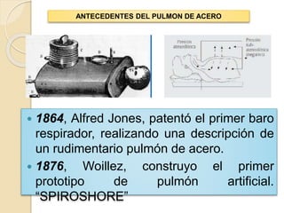 HISTORIA DE LA VENTILACION MECANICA | PPTX