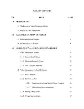 Value Management Assignment (Report) | PDF