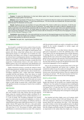 Advanced Journal of Vascular Medicine | PDF