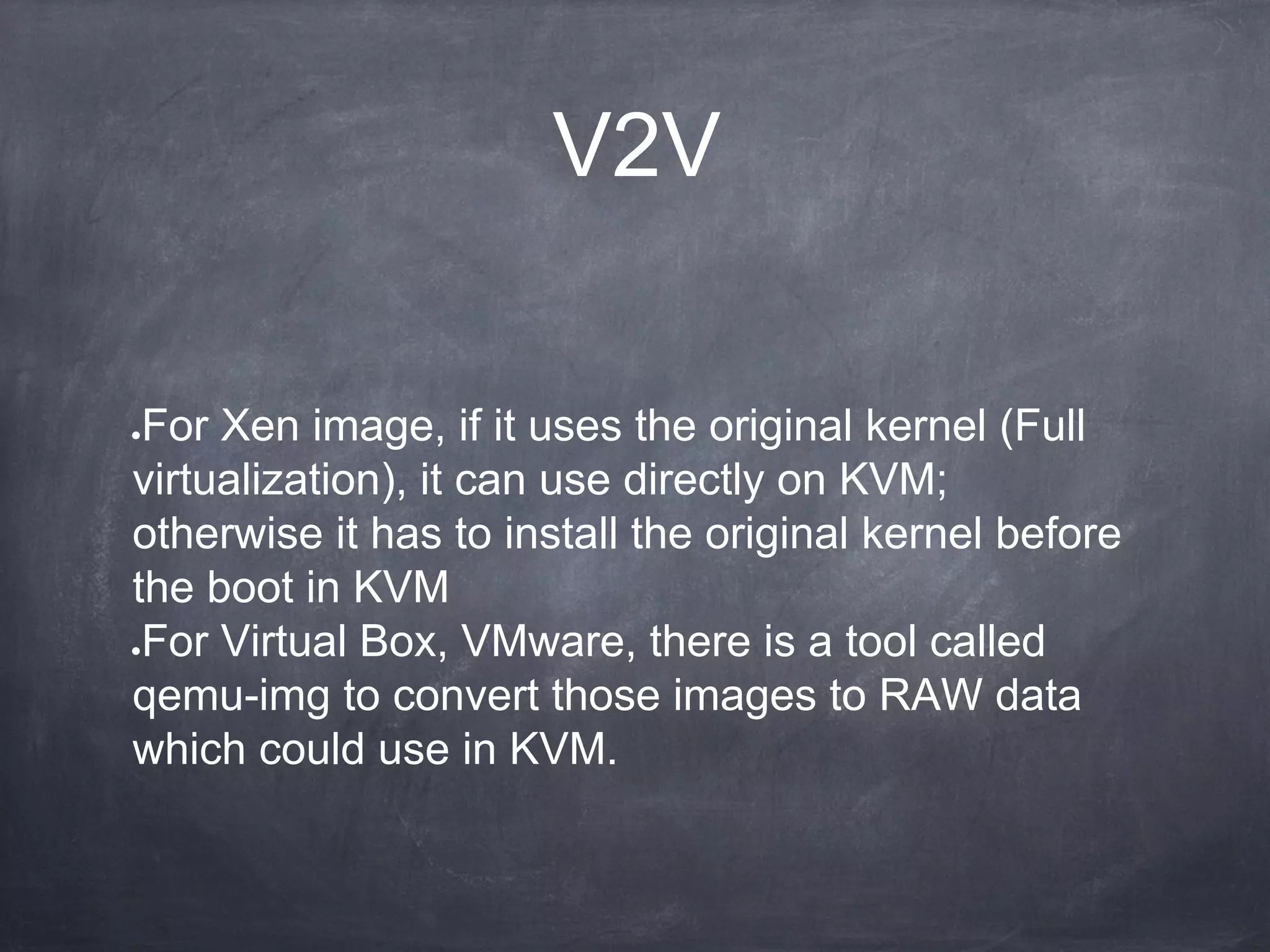 Virtualization - Kernel Virtual Machine (KVM) | PDF