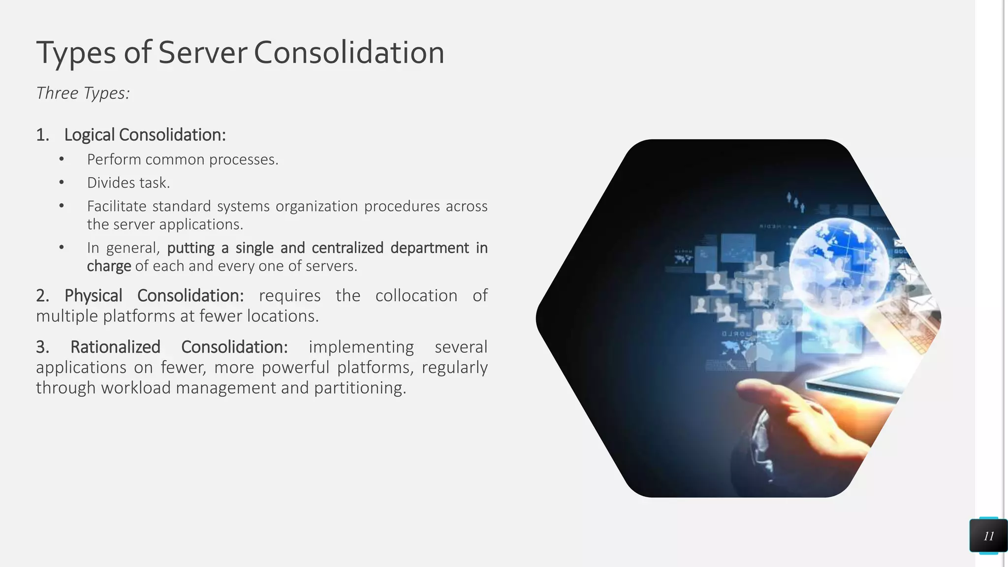Virtualization Uses - Server Consolidation | PPT