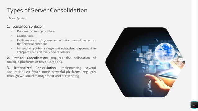 Virtualization Uses - Server Consolidation | PPT