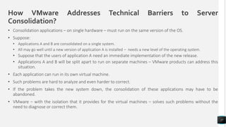 Virtualization Uses - Server Consolidation | PPT
