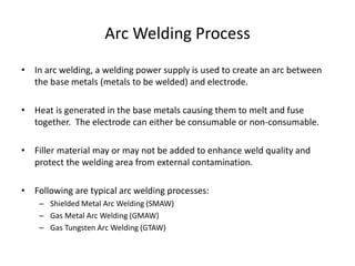 Welding and its types | PDF