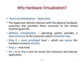 Configure and Manage Virtualization on different Platforms | PPTX