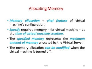 Managing Virtual Hard Disk and Virtual Machine Resources | PPTX