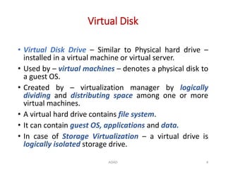 Managing Virtual Hard Disk and Virtual Machine Resources | PPTX ...