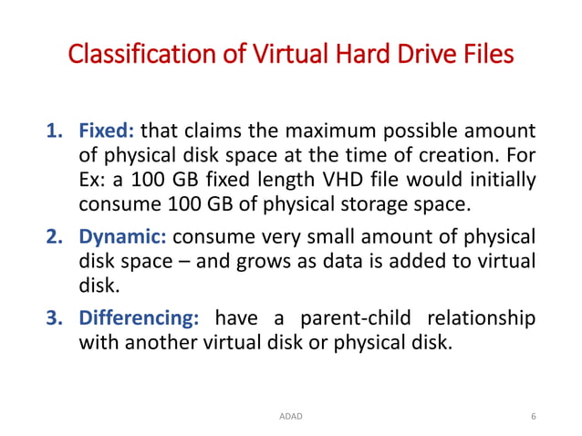 Managing Virtual Hard Disk and Virtual Machine Resources | PPTX ...