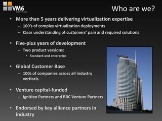 VM6 software 2.1 launch | PPTX