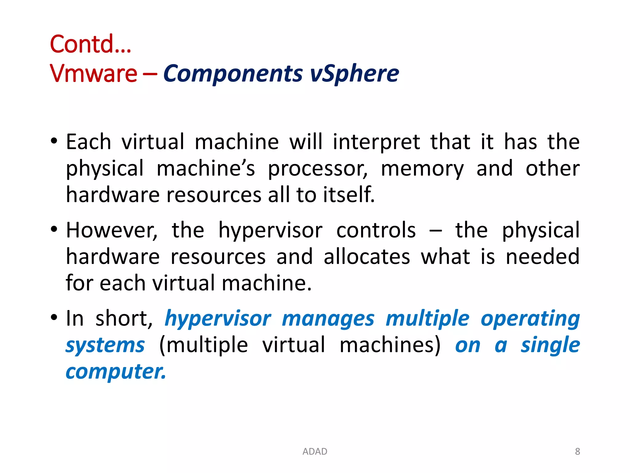Principles of Virtualization - Introduction to Virtualization Software | PPT