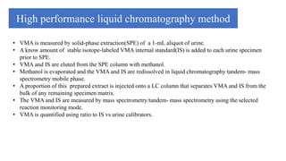 VANILLYLMANDELIC ACID ESTIMATION | PPTX