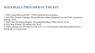 VANILLYLMANDELIC ACID ESTIMATION | PPTX