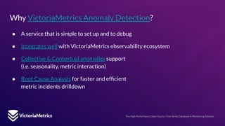 Fred Navruzov VictoriaMetrics Anomaly Detection Updates: Q1 2024 | PDF