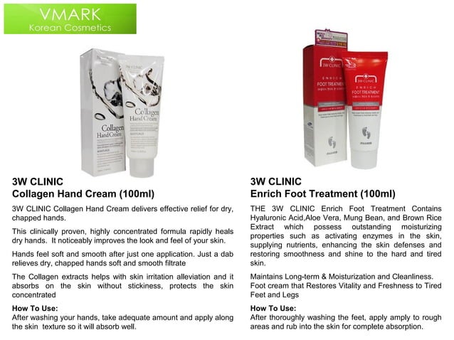 VMARK KOREAN COSMETICS - Products | PPT | Herbs and Supplements ...
