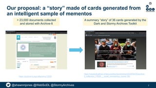 SHARI (StoryGraph Hypercane ArchiveNow Raintale Integration) | PPT