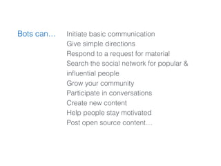 Bots & Customer Service | PDF