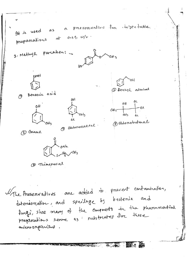 Preservatives + types +properties | PDF