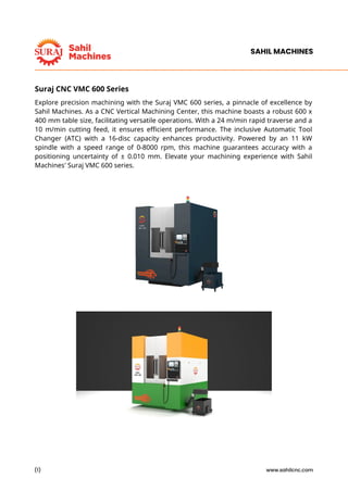 Precision and Performance: CNC Vertical Machining Centers by Sahil ...