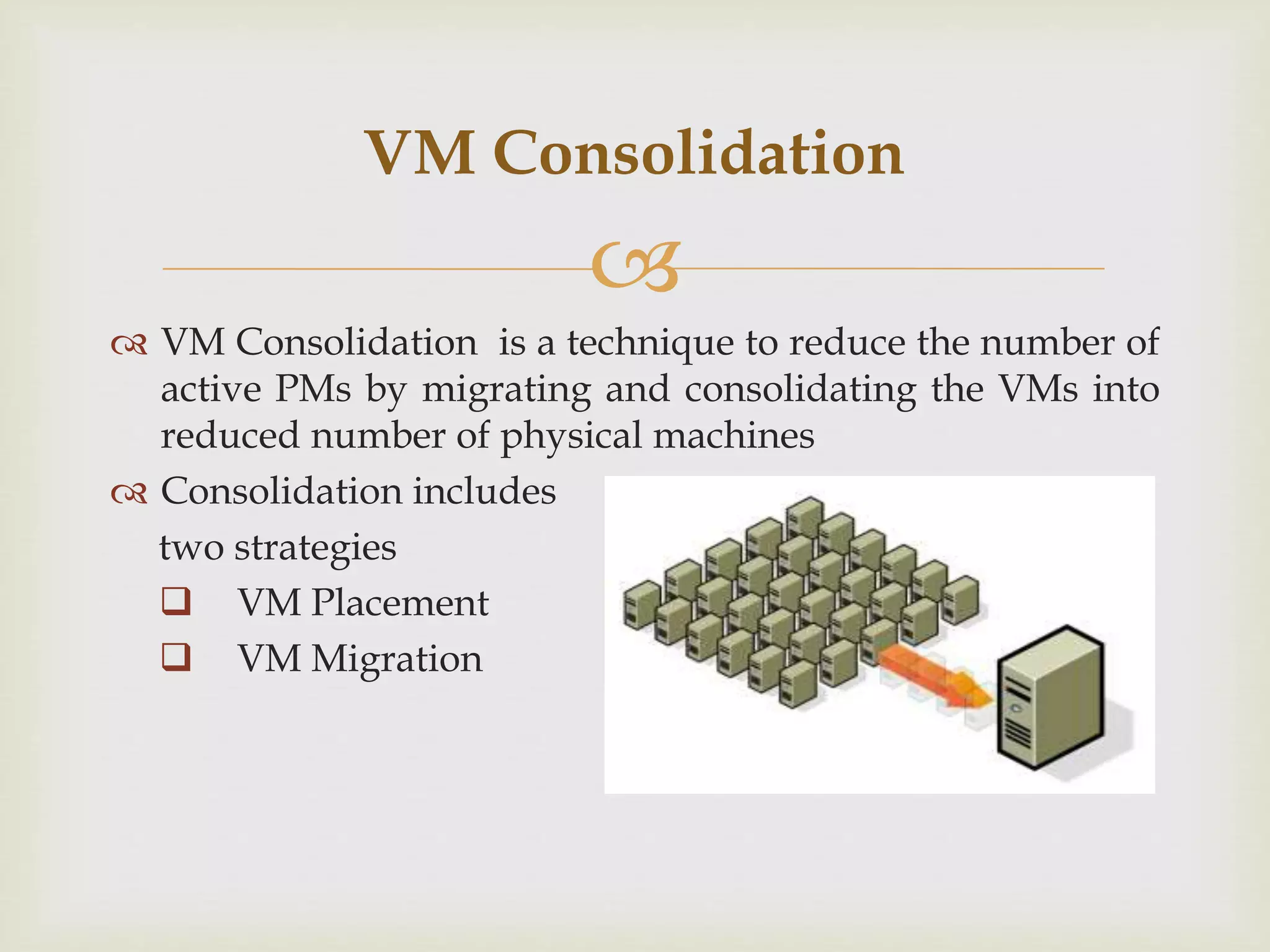 Vm Consolidation For Energy Efficient Cloud Computing Ppt