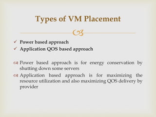 Vm consolidation for energy efficient cloud computing | PPTX