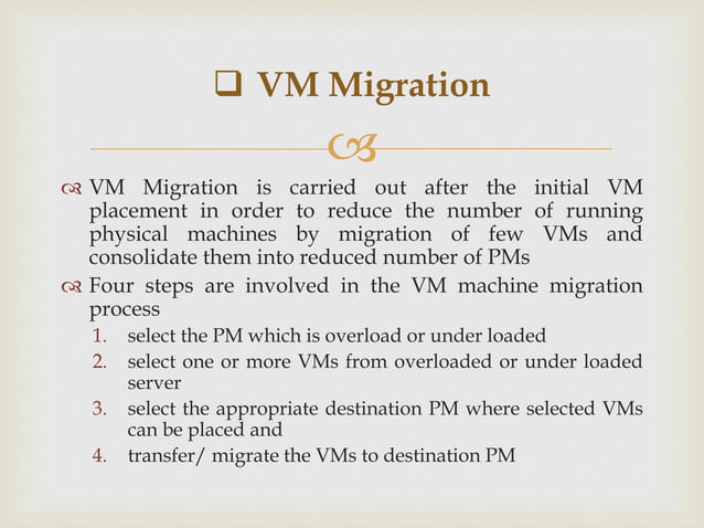 Vm Consolidation For Energy Efficient Cloud Computing Ppt Free Download