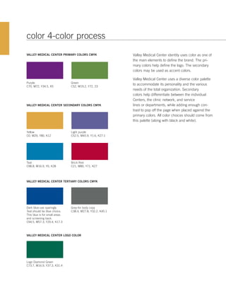 Valley Medical Center Style Guide | PDF