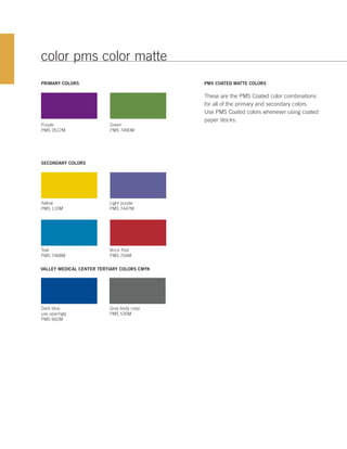 Valley Medical Center Style Guide | PDF