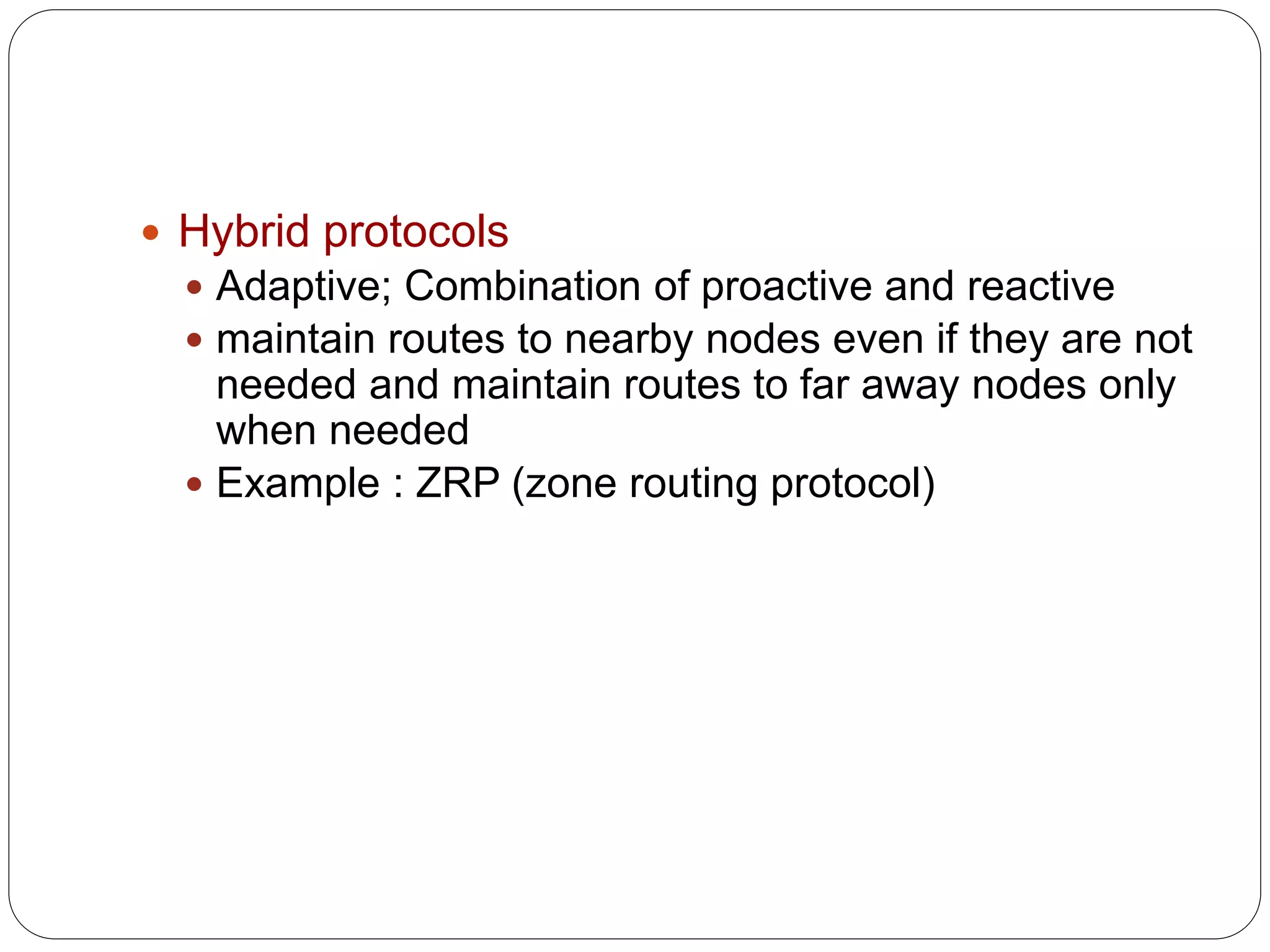 Mobile Computing Manetsrouting Algorithms Pptx Computer Networking Computing