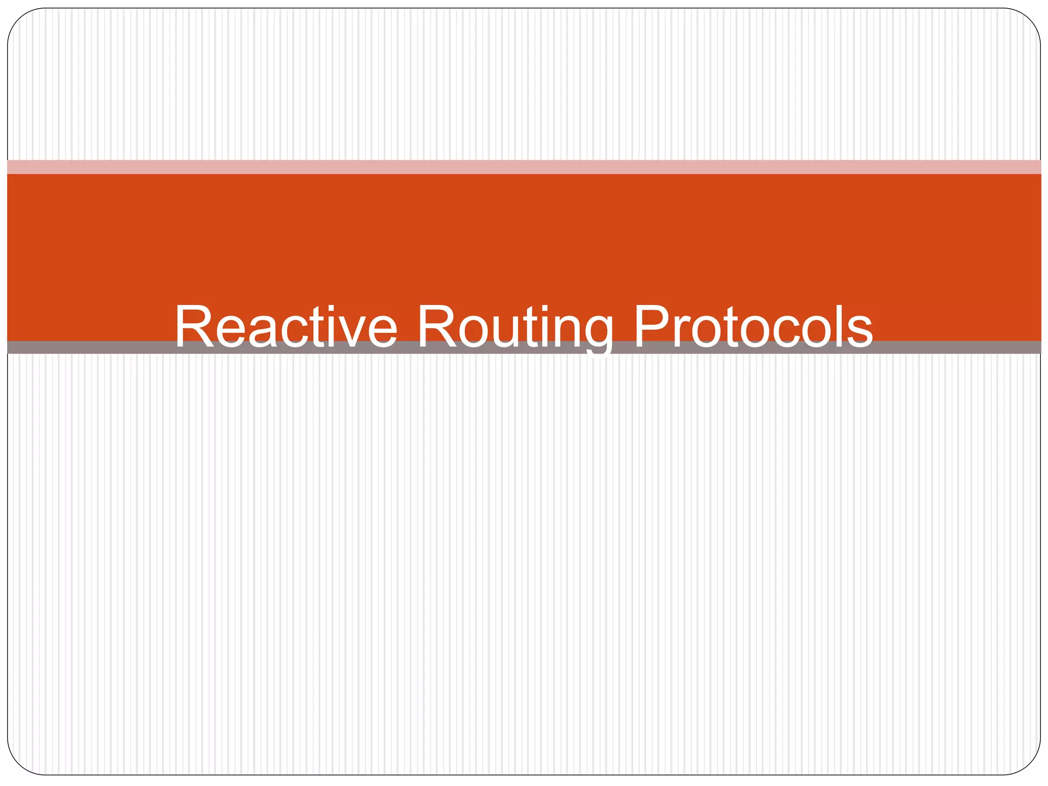 Mobile Computing Manets Routing Algorithms Ppt