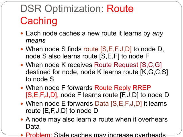Mobile Computing Manets Routing Algorithms Pptx Computer Networking Computing