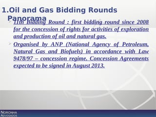 Brazilian Oil and Gas Bidding Rounds Update and Opportunities | PDF