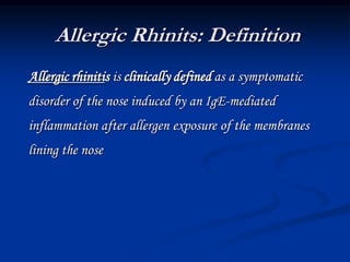 The truth About Allergic Rhinitis | PDF | Ear, Nose and Throat ...