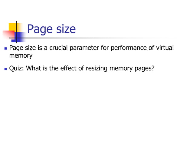 Virtual Memory Operating System Notesppt 