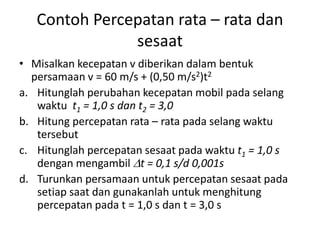02. gerak pada garis lurus | PPT