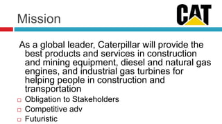 Vision & Mission of Coke , PWC , Flipkart , Caterpillar | PPTX