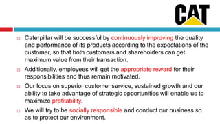 Vision & Mission of Coke , PWC , Flipkart , Caterpillar | PPTX