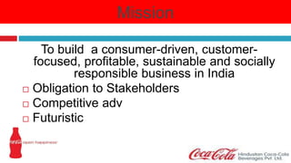 Vision & Mission of Coke , PWC , Flipkart , Caterpillar | PPTX