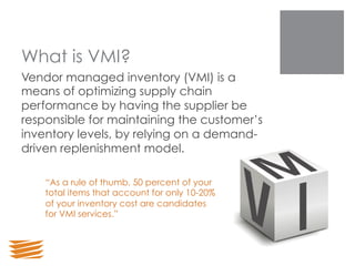 VMI - Delivering Results to the Bottom Line - an ebook | PDF