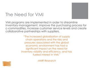 VMI - Delivering Results to the Bottom Line - an ebook | PDF