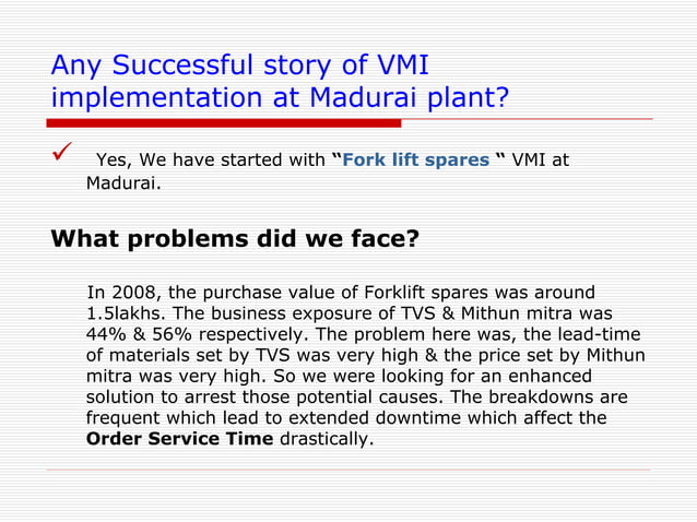 Vendor Managed Inventory | PPT