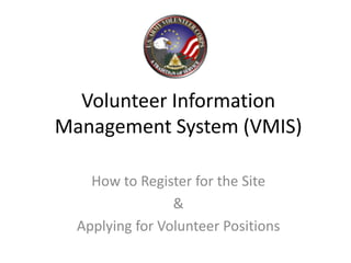 VMIS Registration | PPT