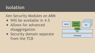 Virtual Machine Introspection with Xen on ARM | ODP | Operating Systems | Computer Software and ...