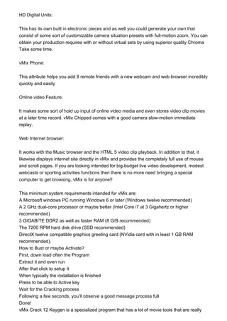 vMix Registration Key | PDF